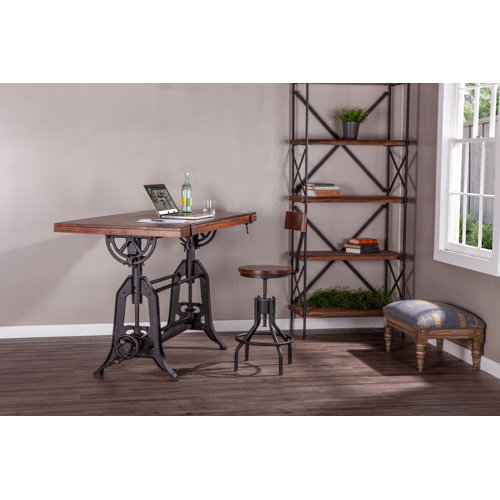 Home Trends And Design Industrial Loft 63 Rectangular Drafting Table And Reviews Perigold